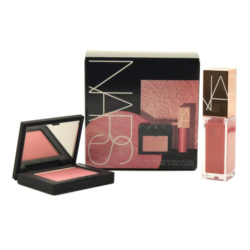 NARS Mini Orgasm Blush and Lip Gloss Duo Set:: Mini Blush in Orgasm and Mini Afterglow Lip Shine ...