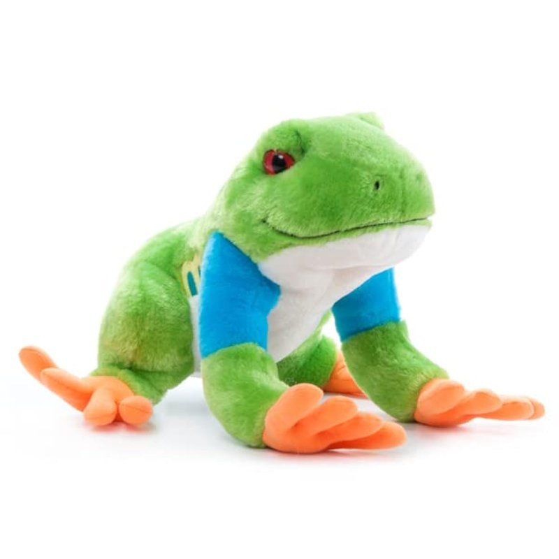 The Petting Zoo Red-Eyed Tree Frog Stuffed Animal Plushie, Gifts for ...