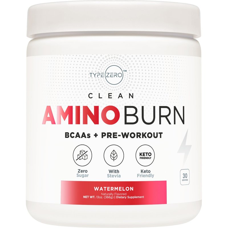 Type Zero AminoBurn - Vegan Amino Acids Energy Pre Workout Drink for ...