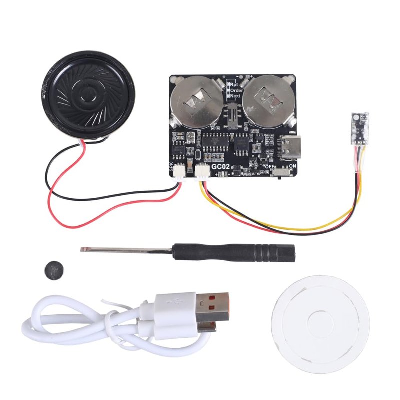 DONGKER 8M Programmable Voice Record Module,DC 5V Magnetic Control DIY ...