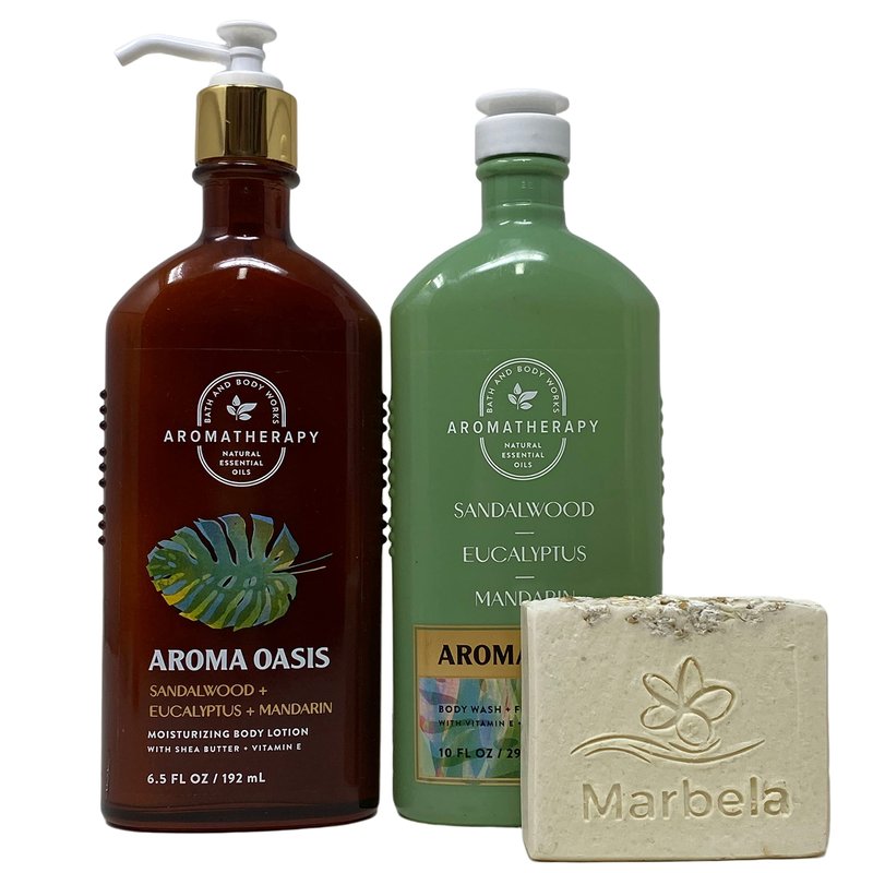 Bath & Body Works Aromatherapy Oasis Sandalwood Eucalyptus Mandarin ...