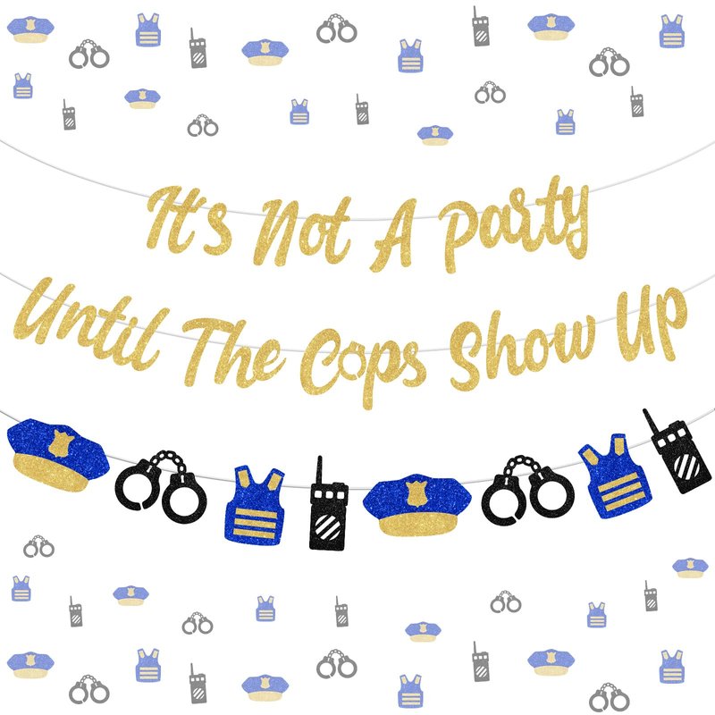 Police Banner Party Until The Cops Shown Up Banner- Police Party ...