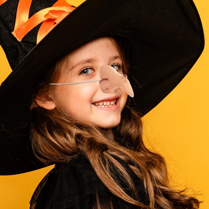 CASW Fake Long Nose Costume: Big Long Witch Nose Pointy Nose Halloween ...