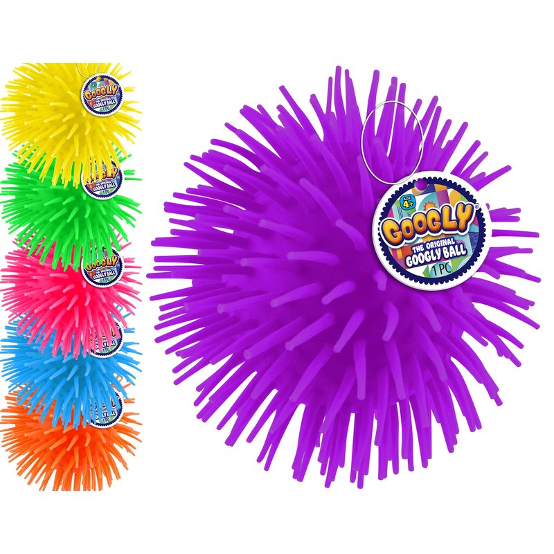 Googly Puffer Ball Rubber Stretchy Spike Ball (1 Unit Assorted) Soft ...