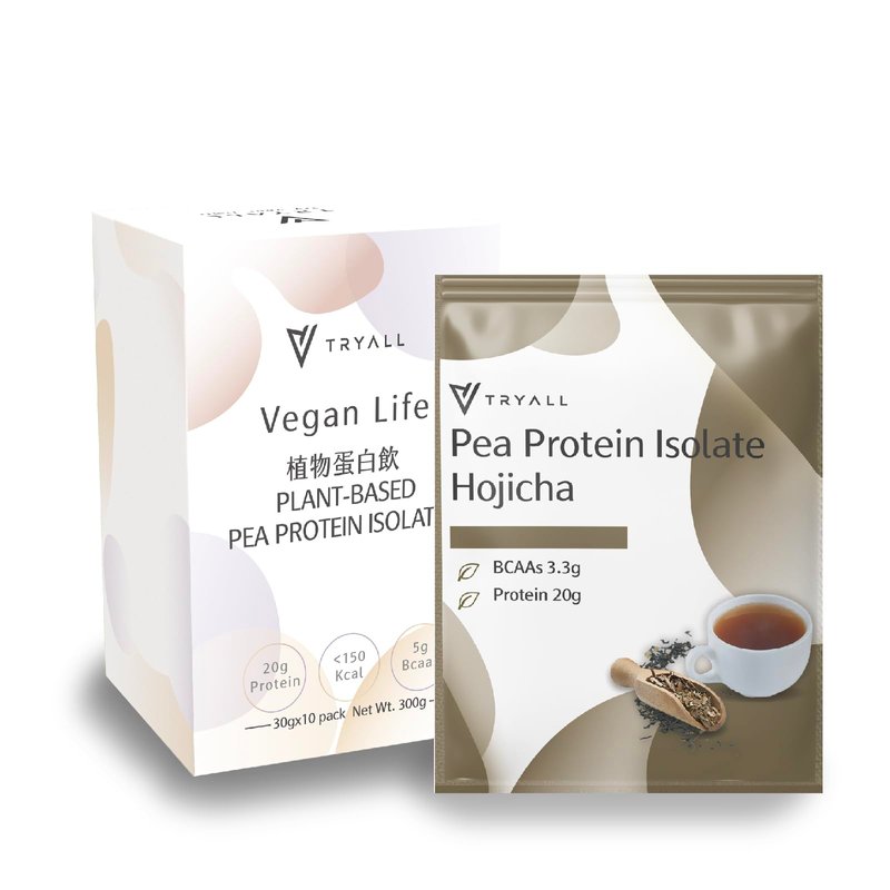 TRYALL Plant Based Pea Protein Powder Isolate (20g of Protein) Travel ...