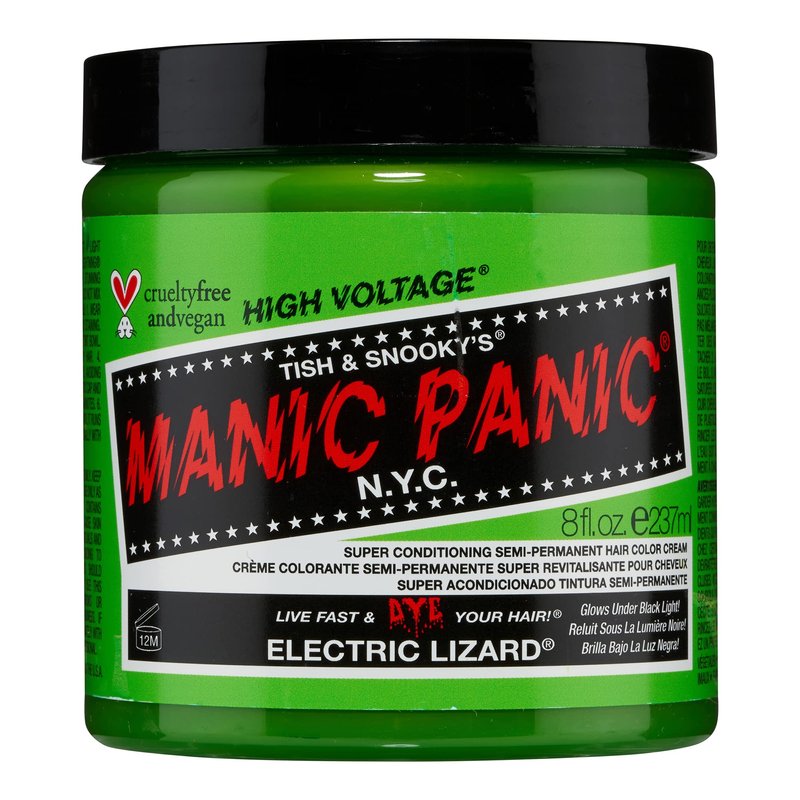 MANIC PANIC Electric Lizard Hair Dye - Classic High Voltage - Semi ...