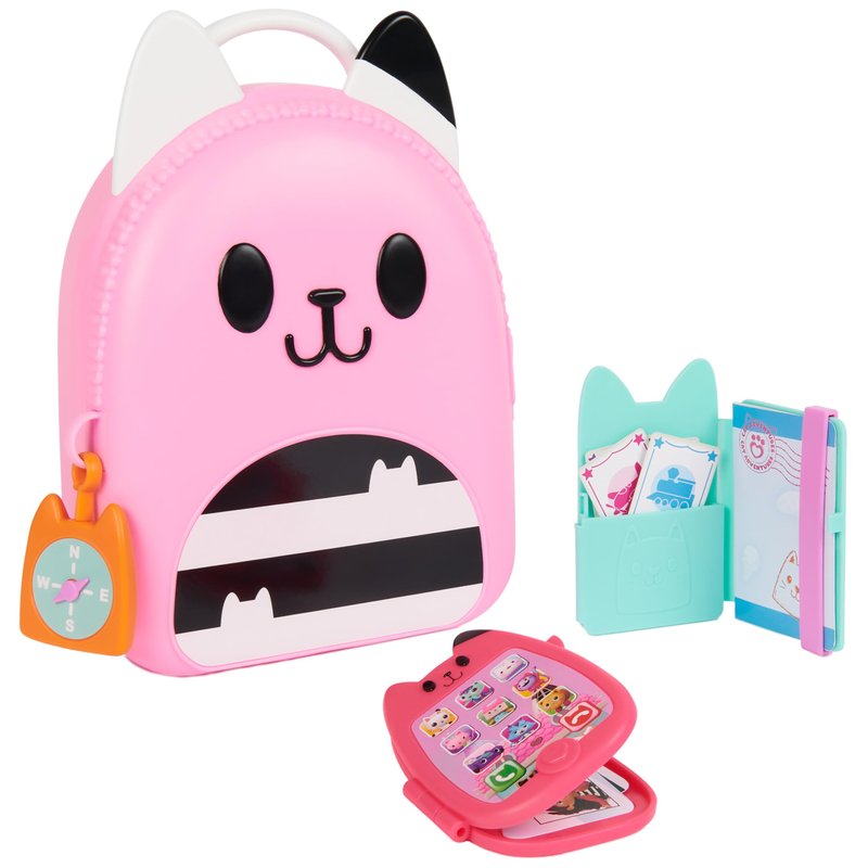 Gabby's Dollhouse, Gabby Girl On-The-Go Travel Set, Pretend Play Travel ...