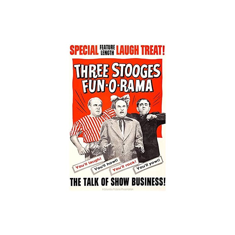 Fun-O-Rama - The Three Stooges - 1959 - Movie Poster - Everymarket