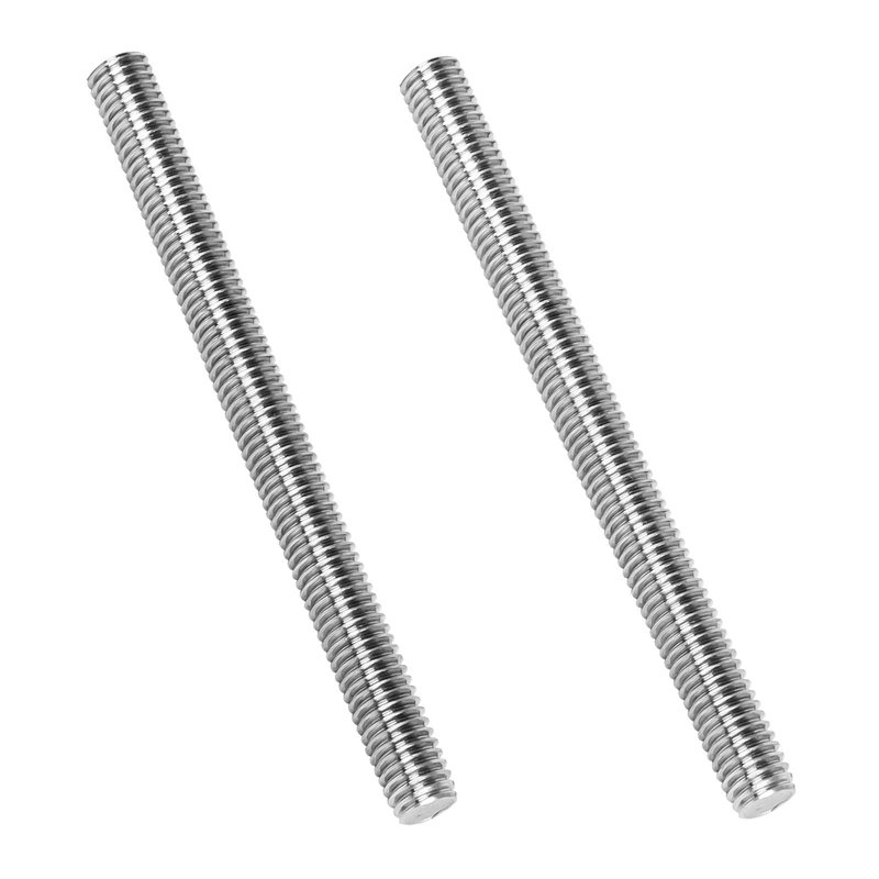M6-1.0 x 150mm Fully Threaded Rod Studs, 18-8 Stainless Steel 304 Long ...