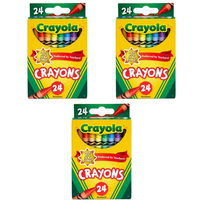 Diamond Rock Supply 3 Pack Crayon Bundle Including 3 Packs of Crayola ...