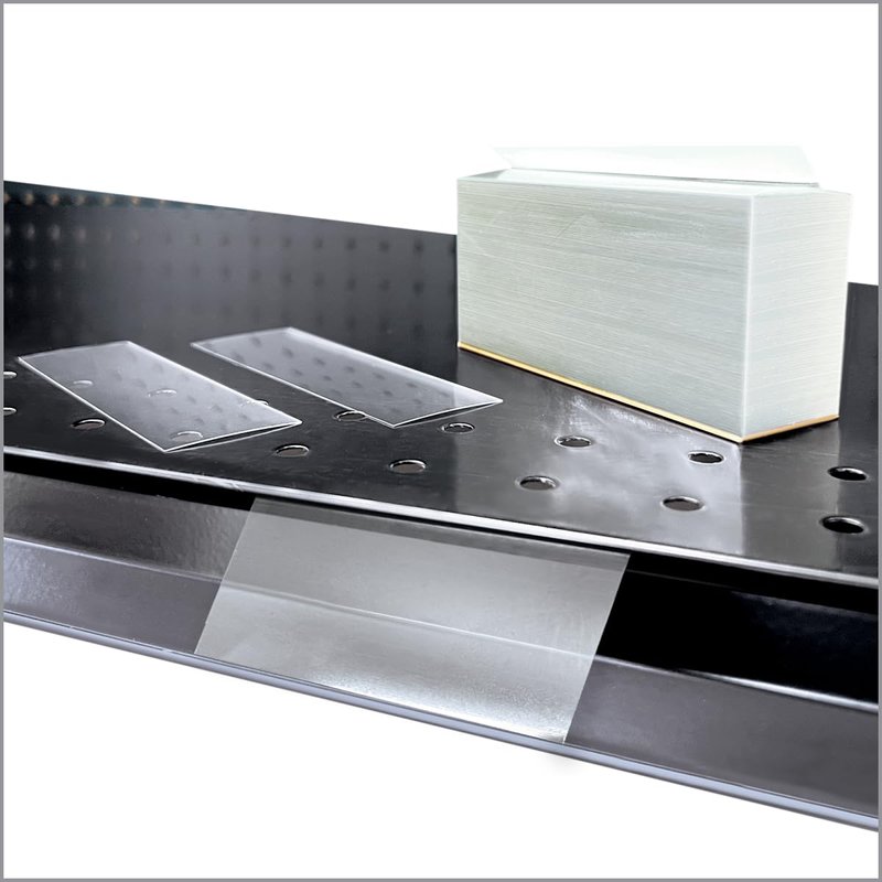 500 Pack Price Channel Chips, Data Label Holder for Barcode, Price Tags ...