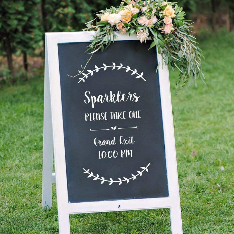 Wedding Sparkler Send Off Decal, Wedding Exit Ideas, Wedding Sparkler ...