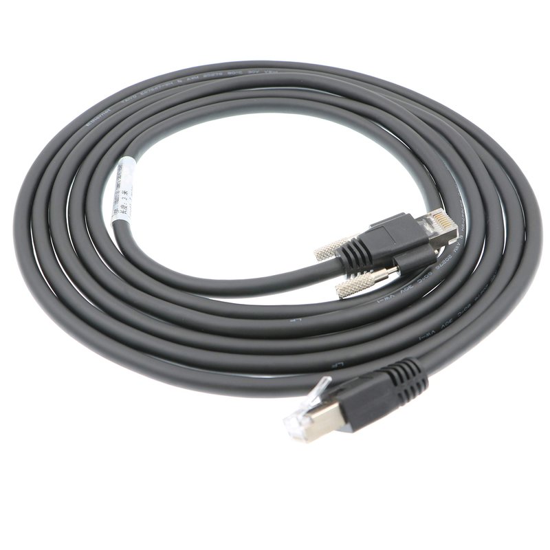DRRI GigE Ethernet Cat 6 S/STP DrC with RJ-45 Horizontal Locking Screws ...