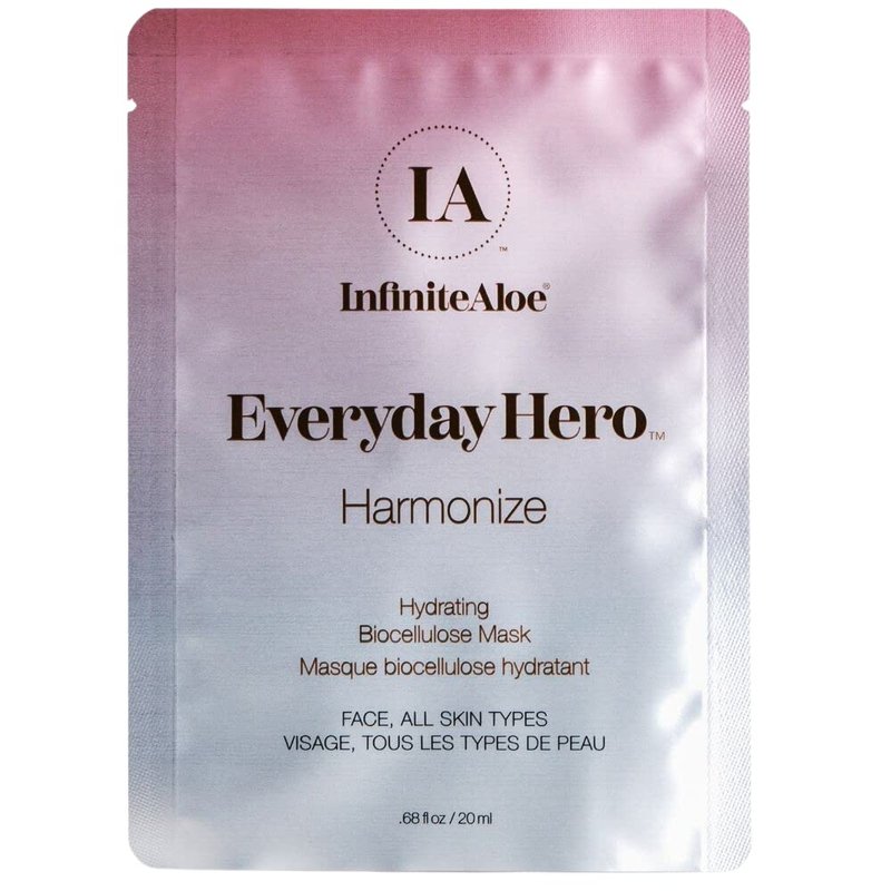 InfiniteAloe Biocellulose Fiber Face Mask, Everyday Hero Harmonize ...