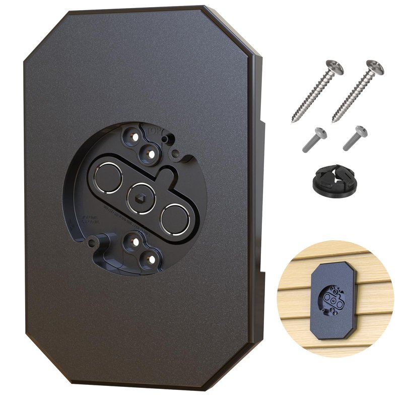Vinyl Siding Mounting Blocks, Outdoor Light Mounting Block with Built ...