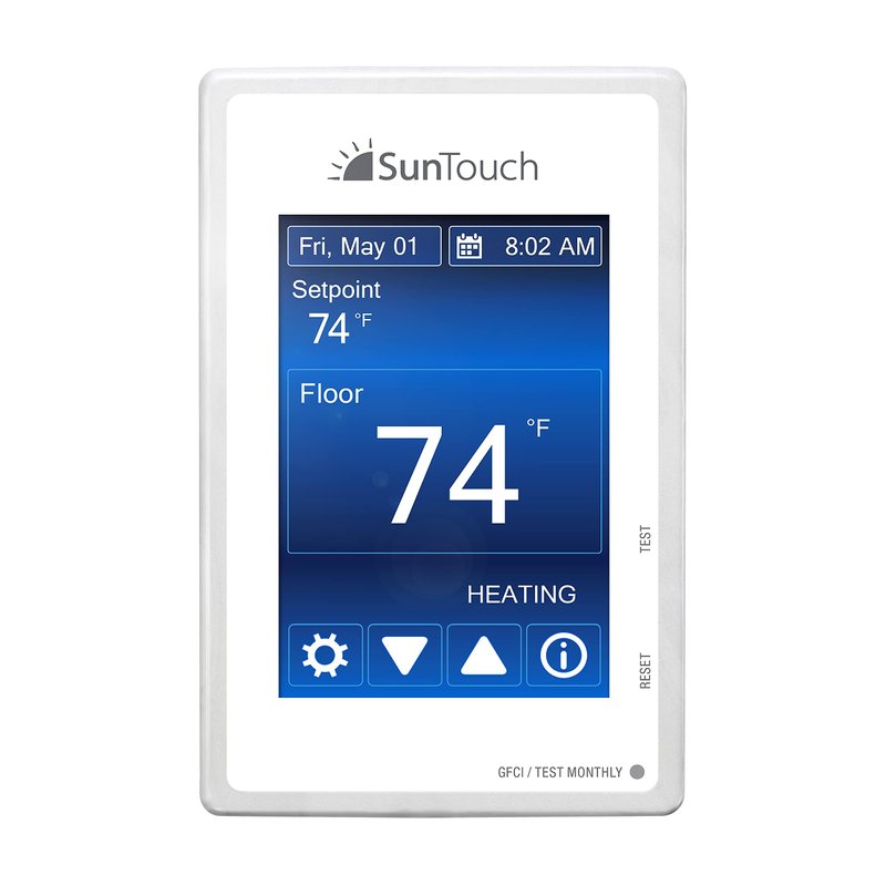 SunTouch SunStat Command Color Touchscreen Programmable Thermostat for ...