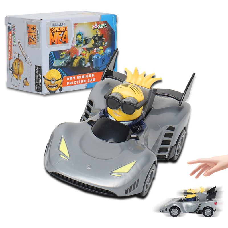 YOLOPARK Minions Despicable Me 4 Toys, AVL Minions Dave Agent Toy Cars ...