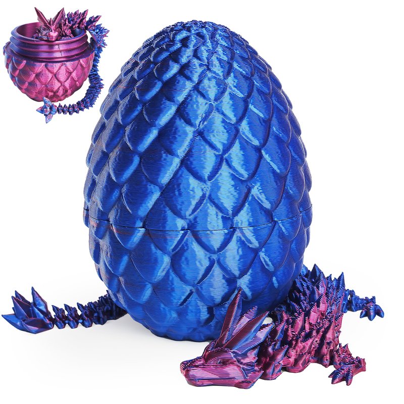 NEXT STOP M 12 in 3D Printed Articulated Dragon Egg – Unique Home and ...
