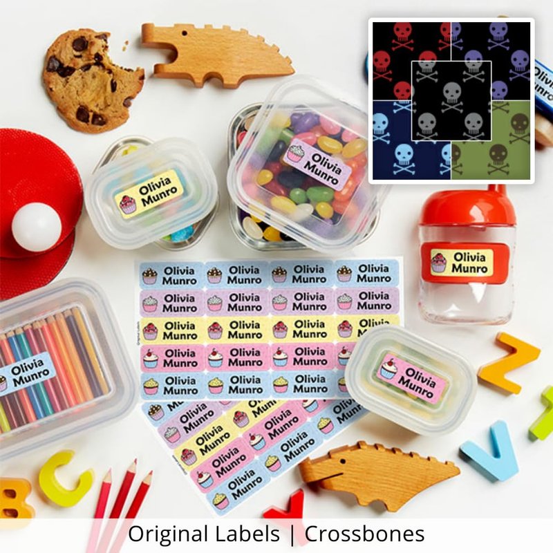 Oliver's Labels Original Labels, 40 Durable Personalized Name Labels ...