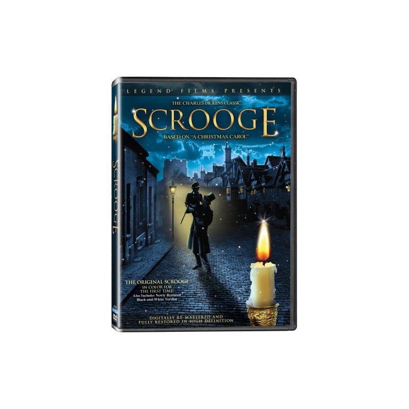 Scrooge - In COLOR! Also Includes the Original Black-and-White Version ...