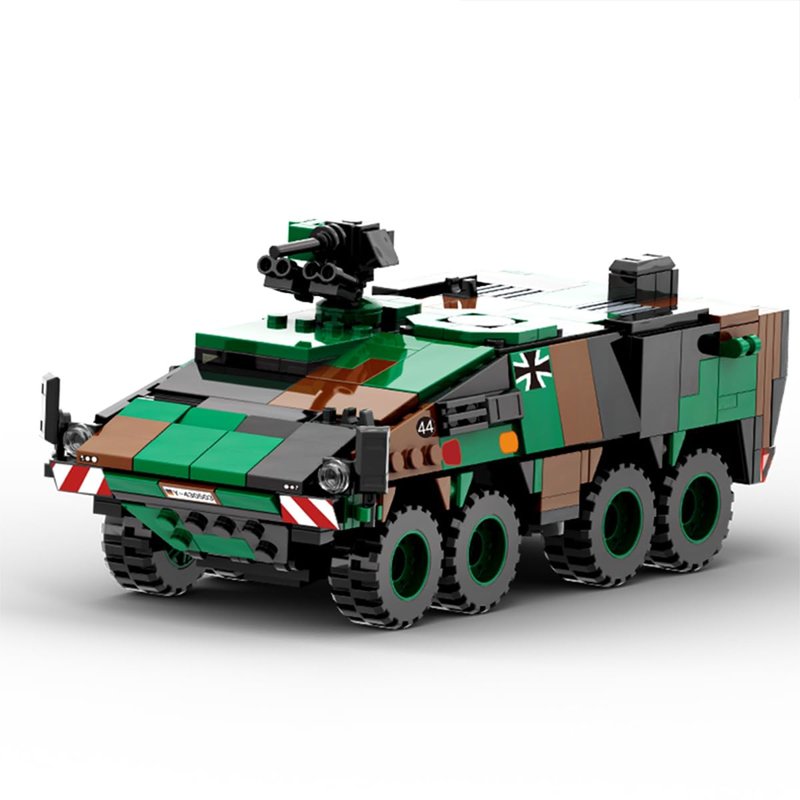 DAHONPA Boxer Armored Vehicle Military Series Building Bricks Set (438 ...