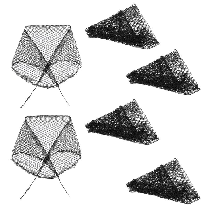 4pcs Triangle Hair Nets for Rollers Cotton Women Triangle Net Plopping ...