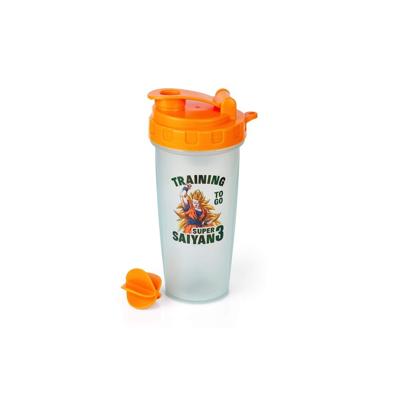 Dragon Ball Z Super Saiyan Goku Gym Shaker Bottle -20-ounce BPA-Free ...